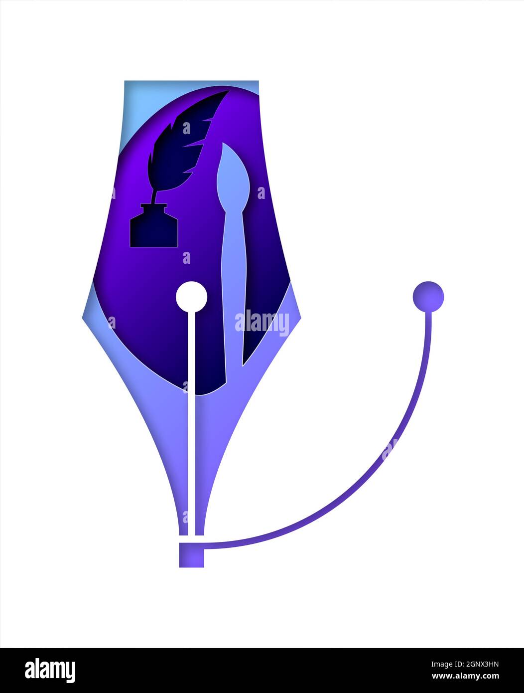 Vector illustration in graphic style Stock Photo - Alamy