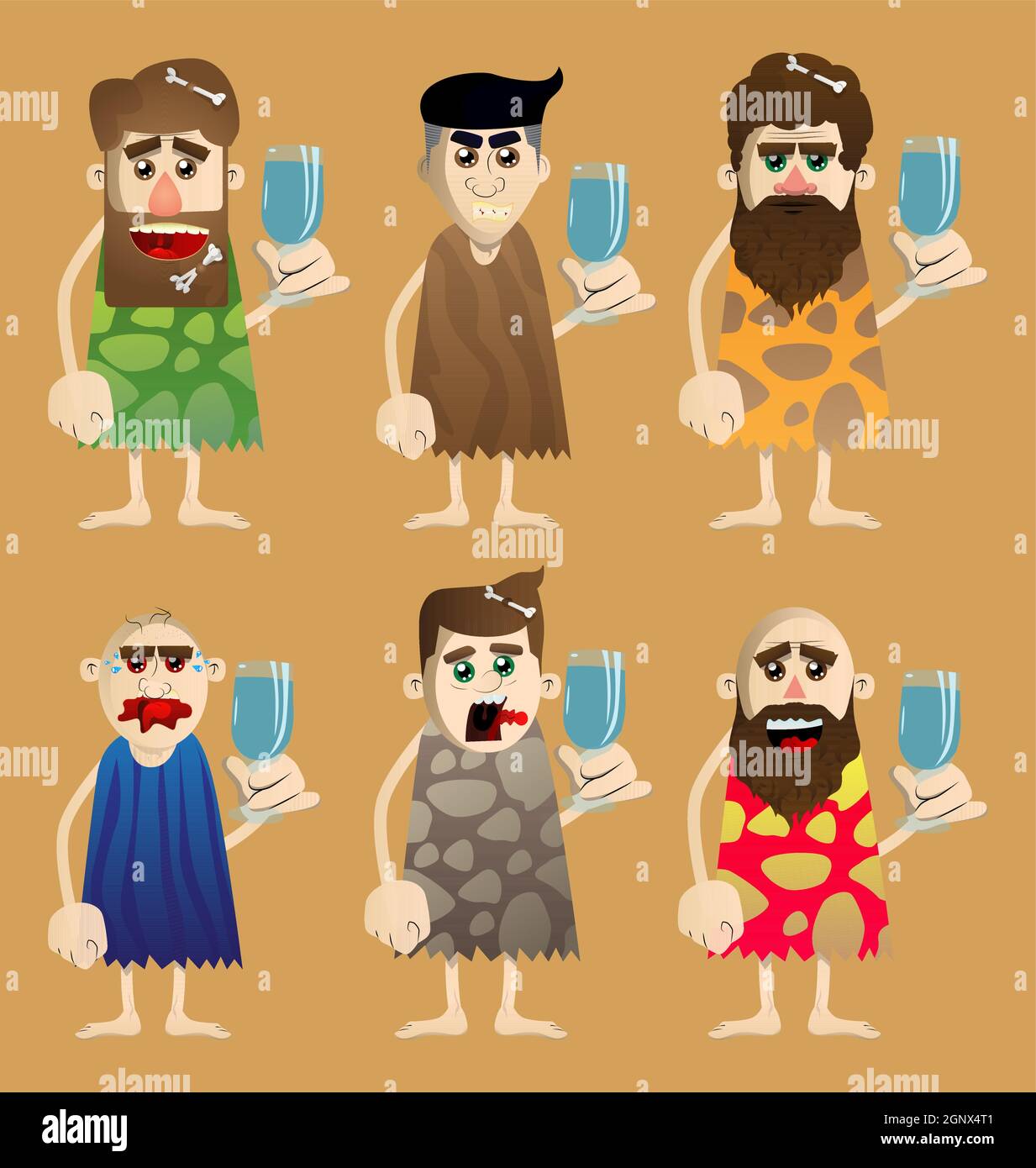 Drink water cartoon hi-res stock photography and images - Alamy