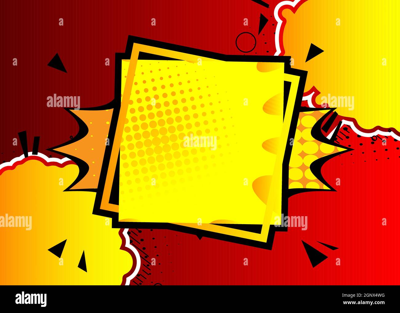 Cartoon banner design hi-res stock photography and images - Alamy