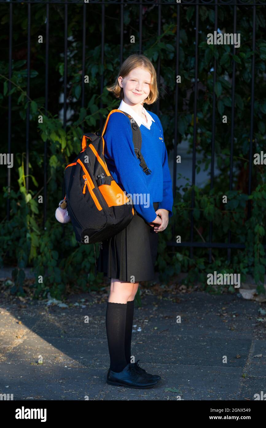 School children uniform gates hi-res stock photography and images - Alamy