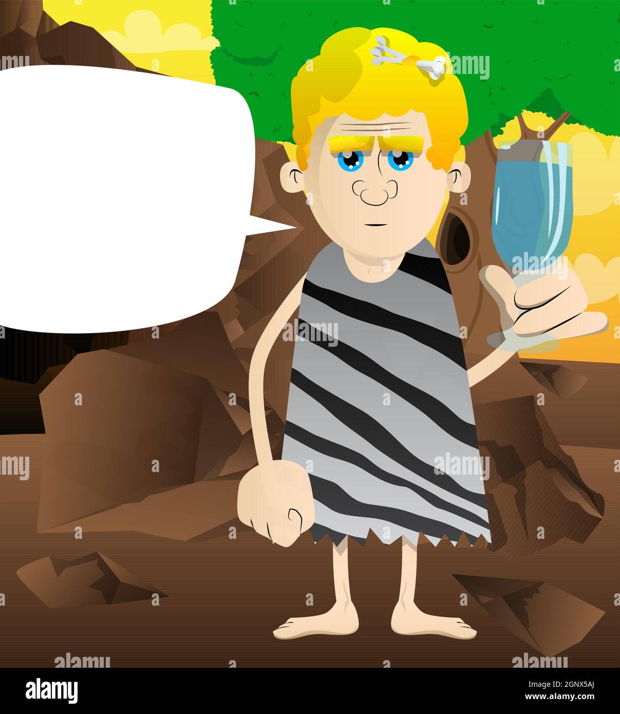 Cartoon caveman hi-res stock photography and images - Alamy