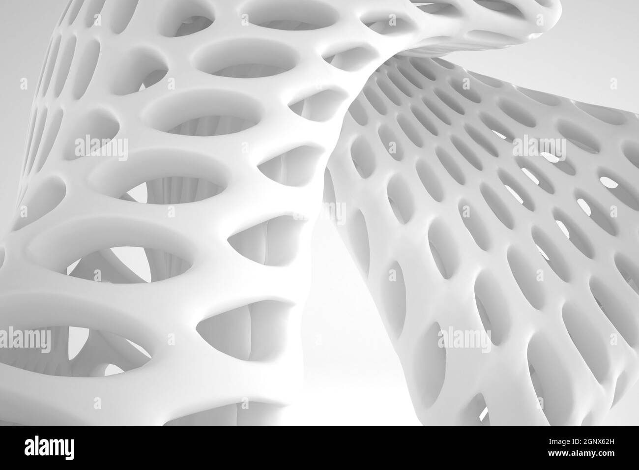 Bioforms Morphic Background wallpaper Black and white Stock Photo - Alamy