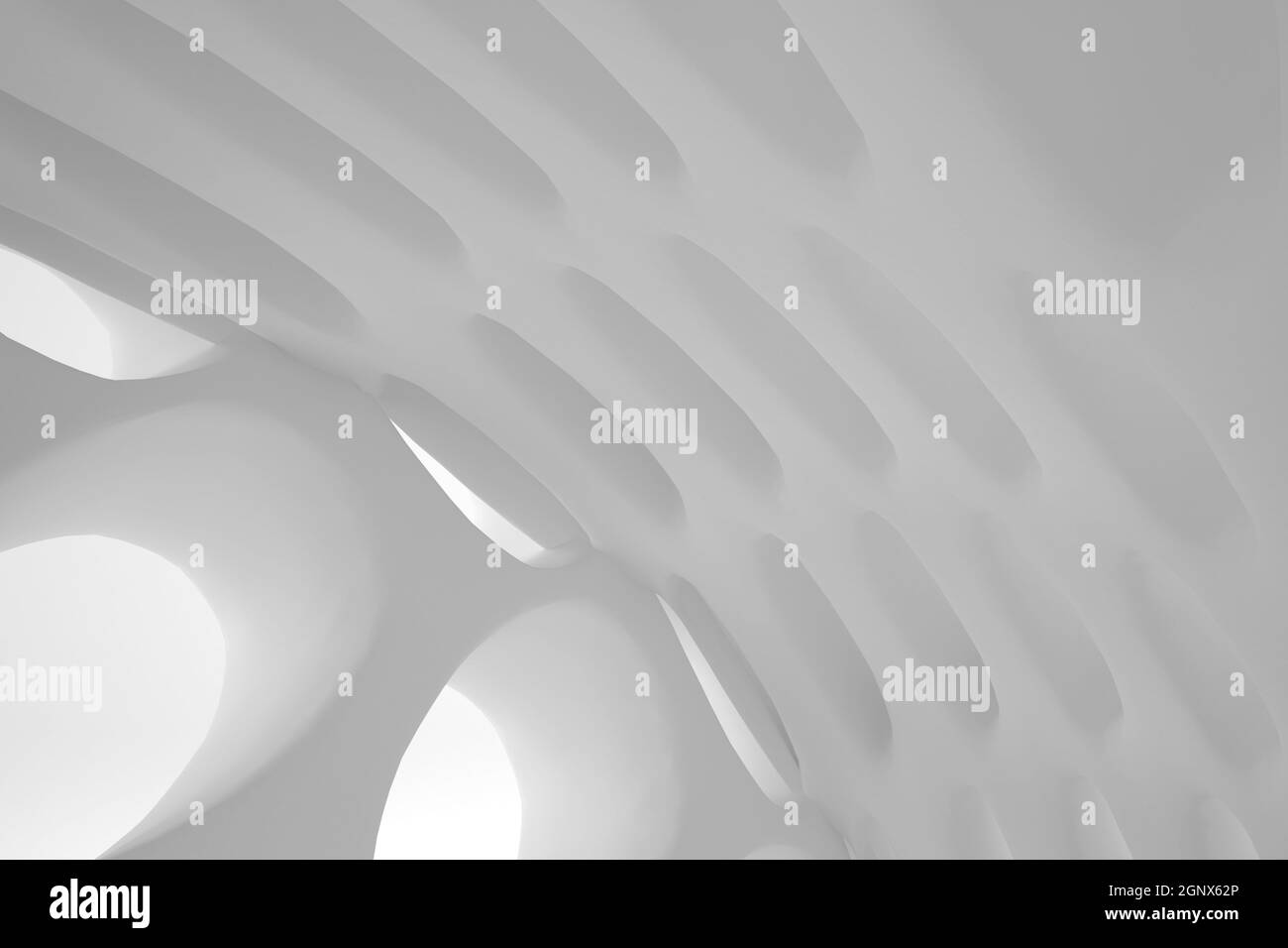 Bioforms Morphic Background wallpaper Black and white Stock Photo - Alamy