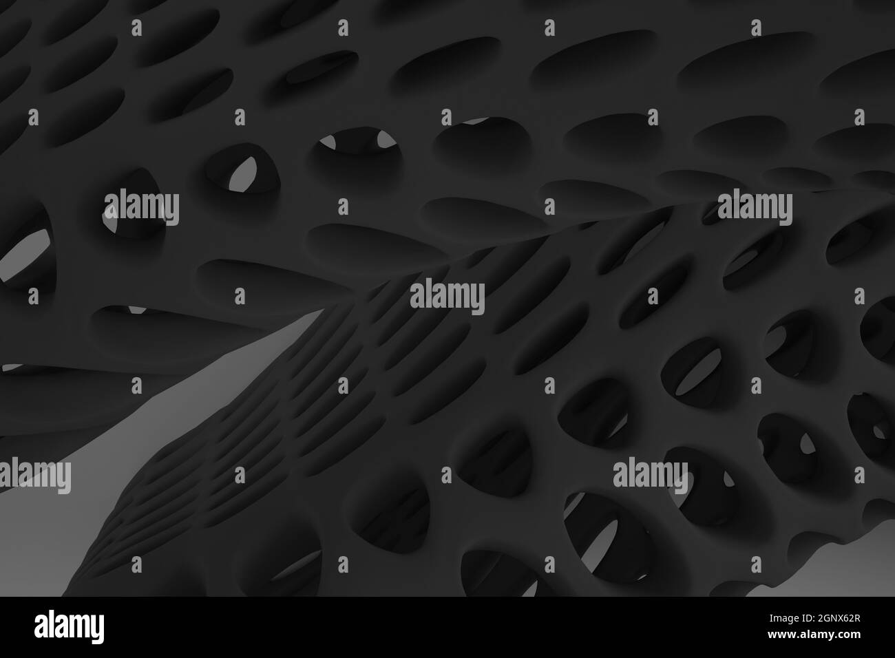 Bioforms Morphic Background wallpaper Black and white Stock Photo - Alamy