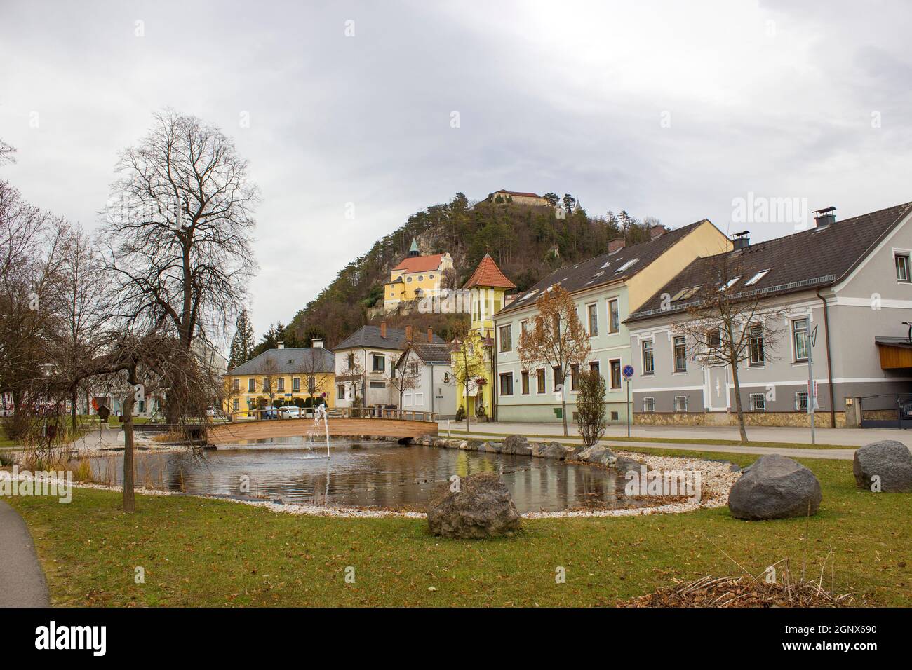 town of Pitten - Lower Austria Stock Photo - Alamy
