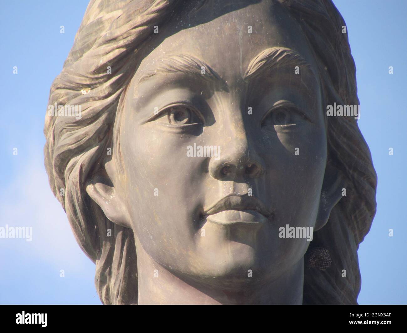 The Statue of Soyanggang Cheonyeo(Virgin) in Chuncheon, South Korea ...