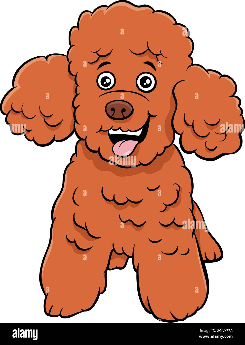 Shaggy poodle Stock Vector Images - Alamy