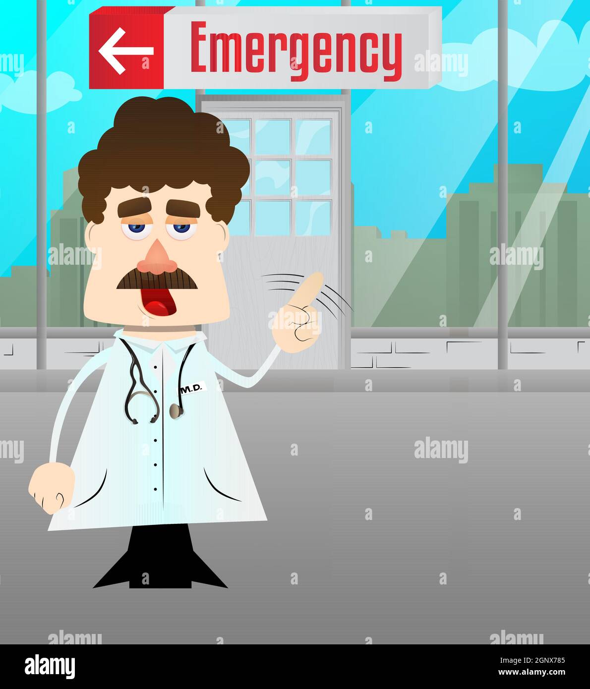 Finger cartoon hi-res stock photography and images - Alamy