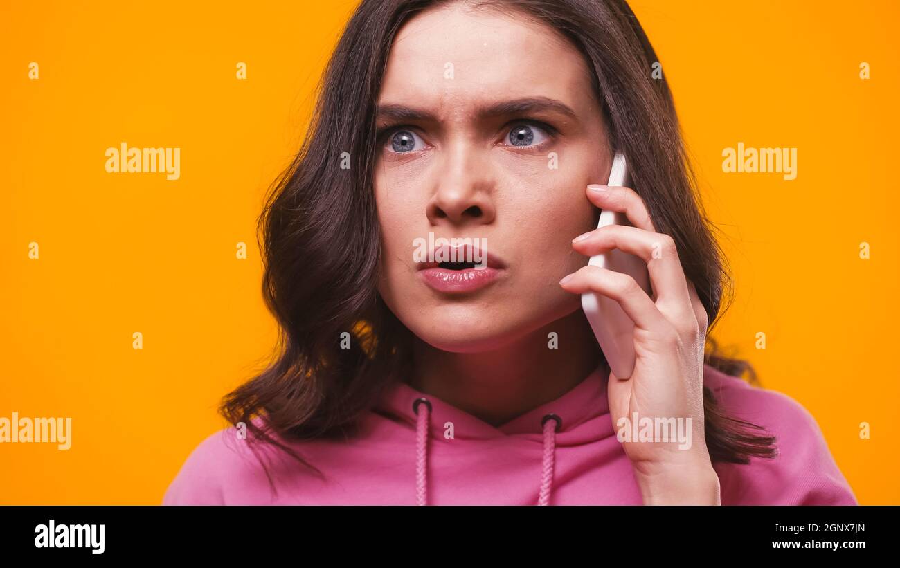 Angry pink face hi-res stock photography and images - Alamy