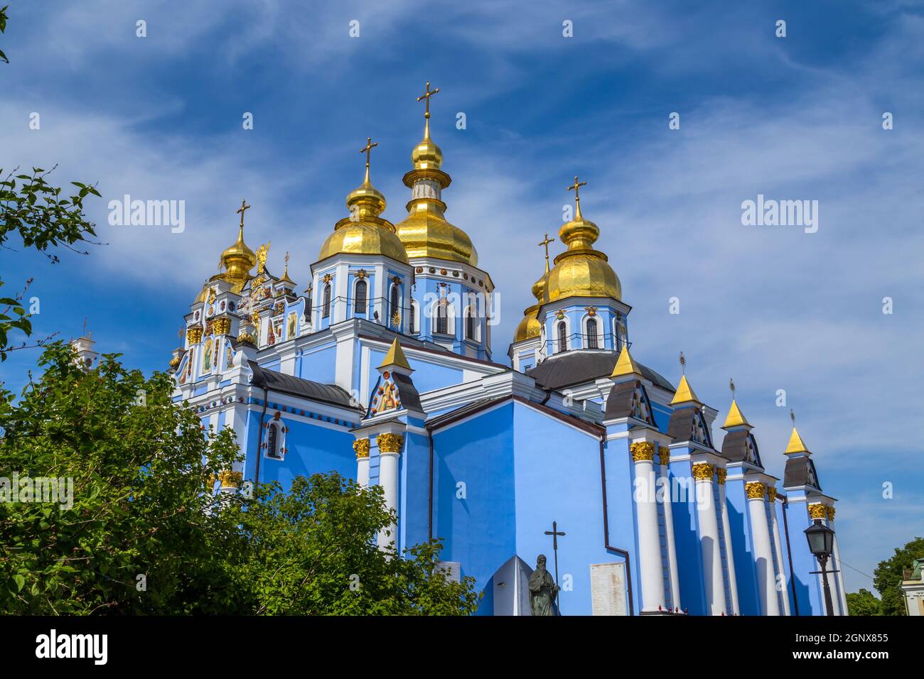 Orthodox Church of Ukraine. Beautiful St. Michael s Golden domed male ...