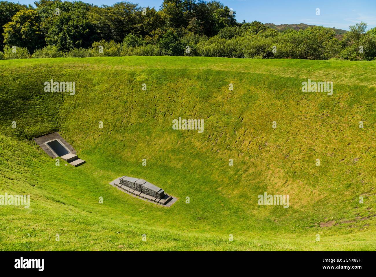 The Irish Sky Garden Crater, Skibbereen, West Cork. Ireland Stock Photo ...