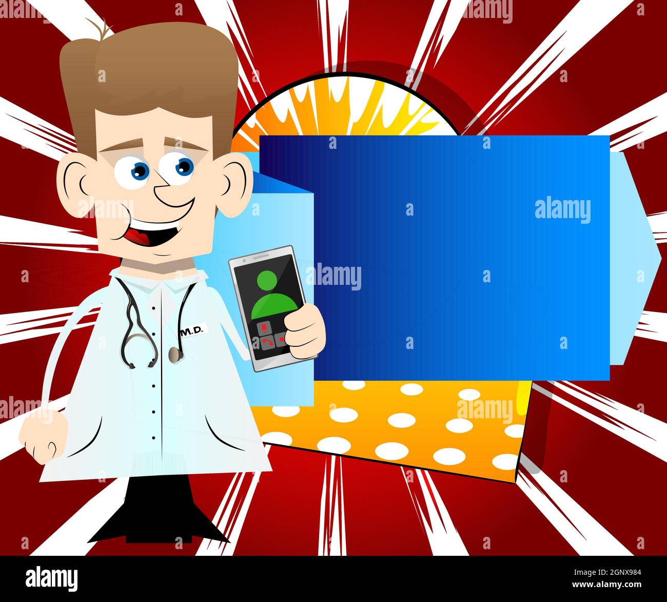 Telephone hand Stock Vector Images - Alamy