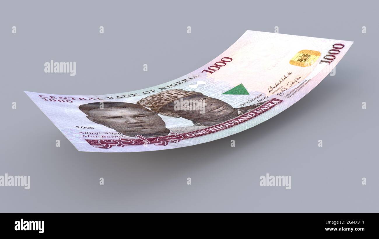Naira note 1000 hi-res stock photography and images - Alamy