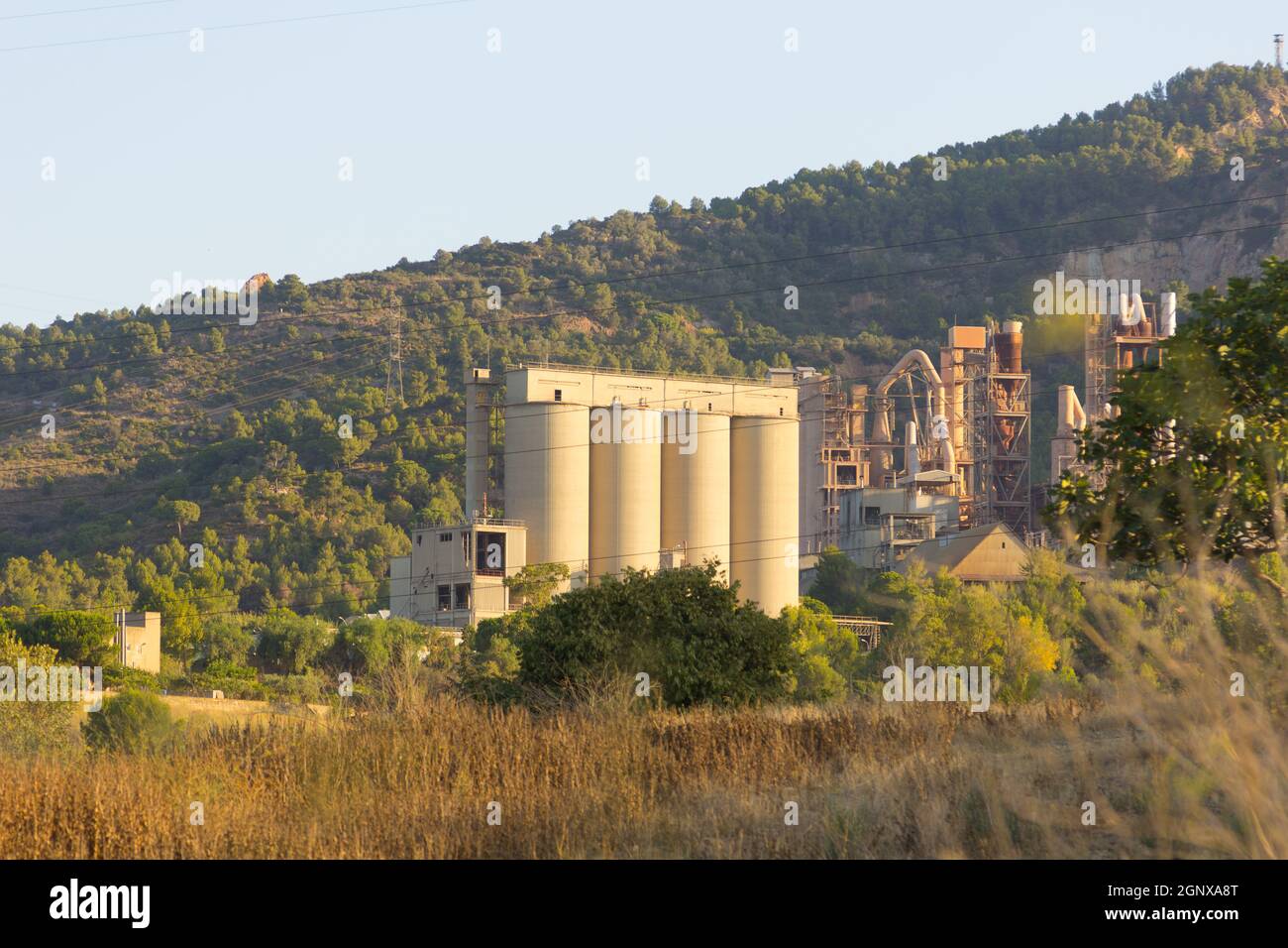 Cement factory in the mountains Stock Photo - Alamy