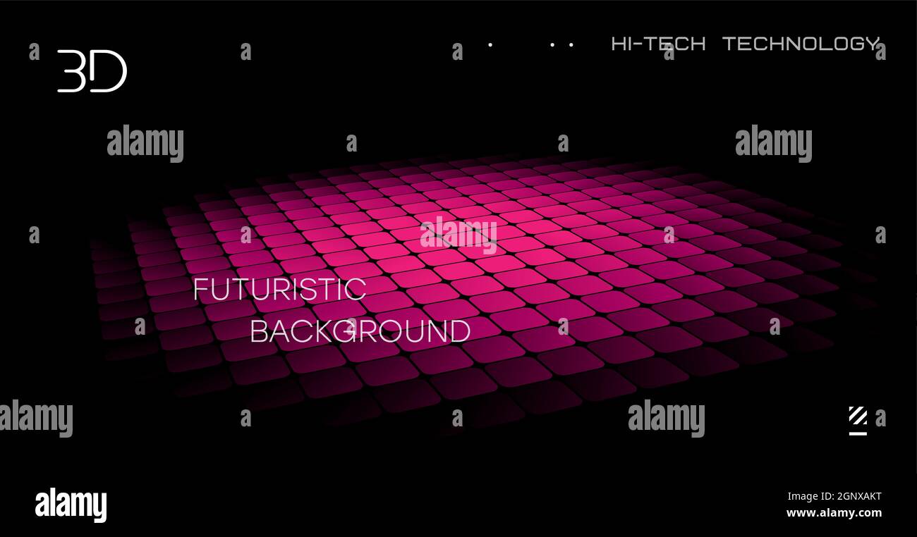 Abstract background with 3D objects effect. 3D balls in space Stock Vector Image & Art - Alamy