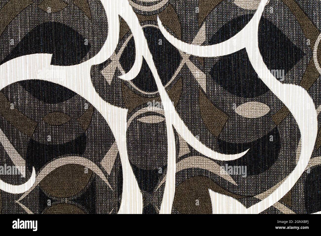 Retro Fabric Pattern Wallpaper with Seamless Pattern Stock Photo - Alamy