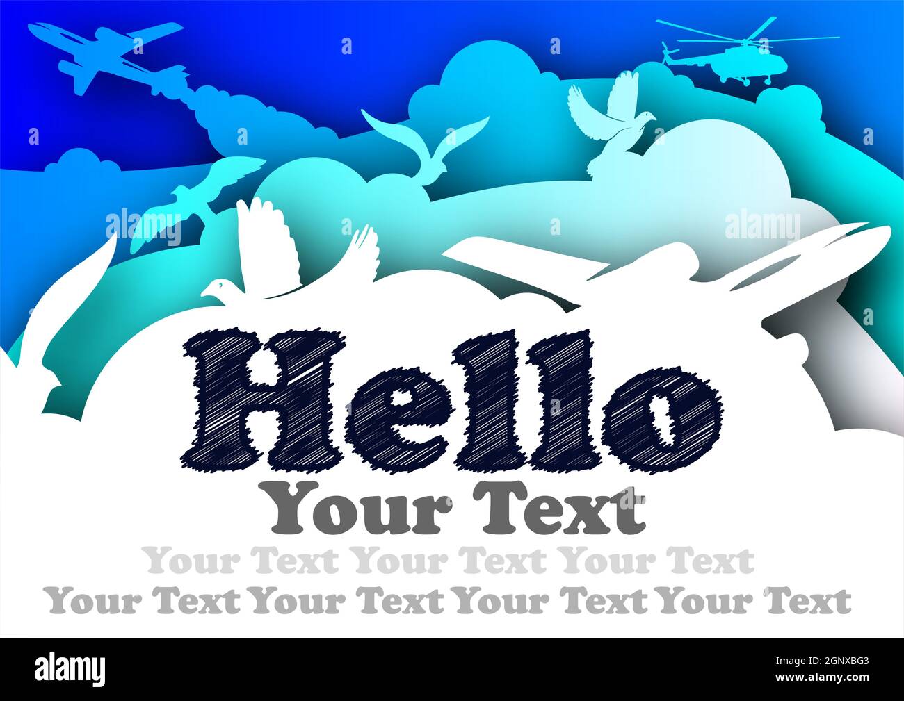 Vector illustration in graphic style Stock Photo - Alamy