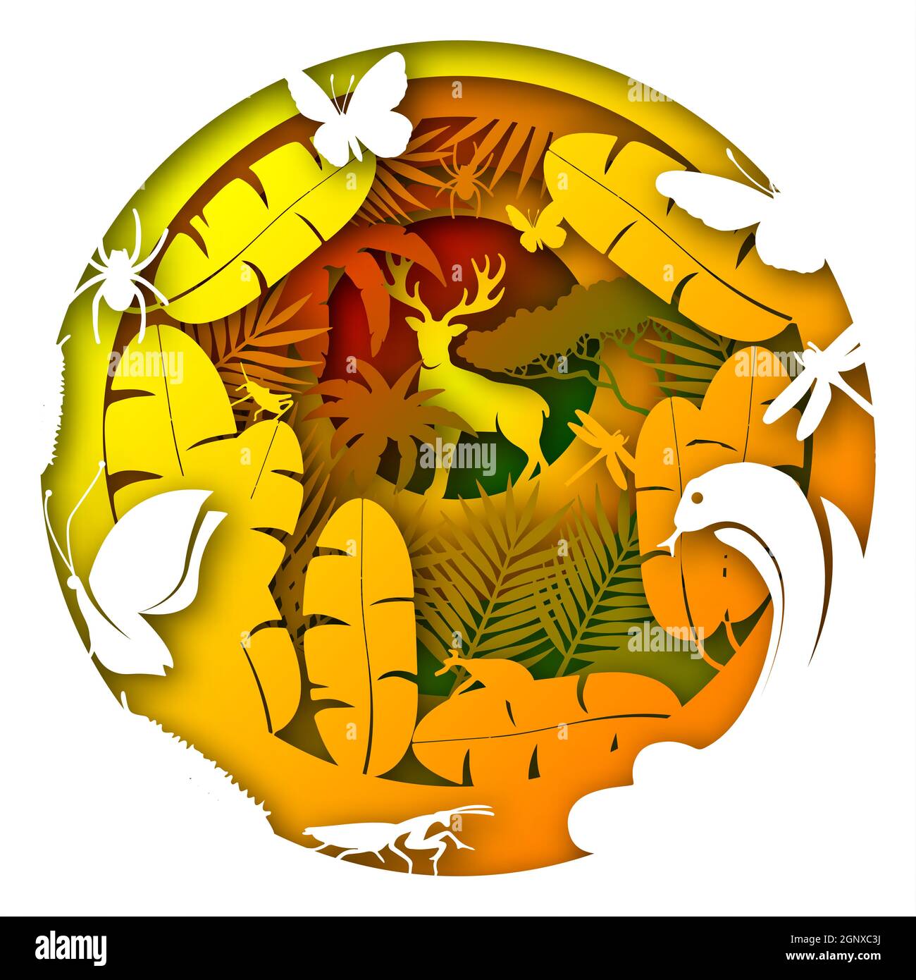 Vector illustration in graphic style Stock Photo - Alamy