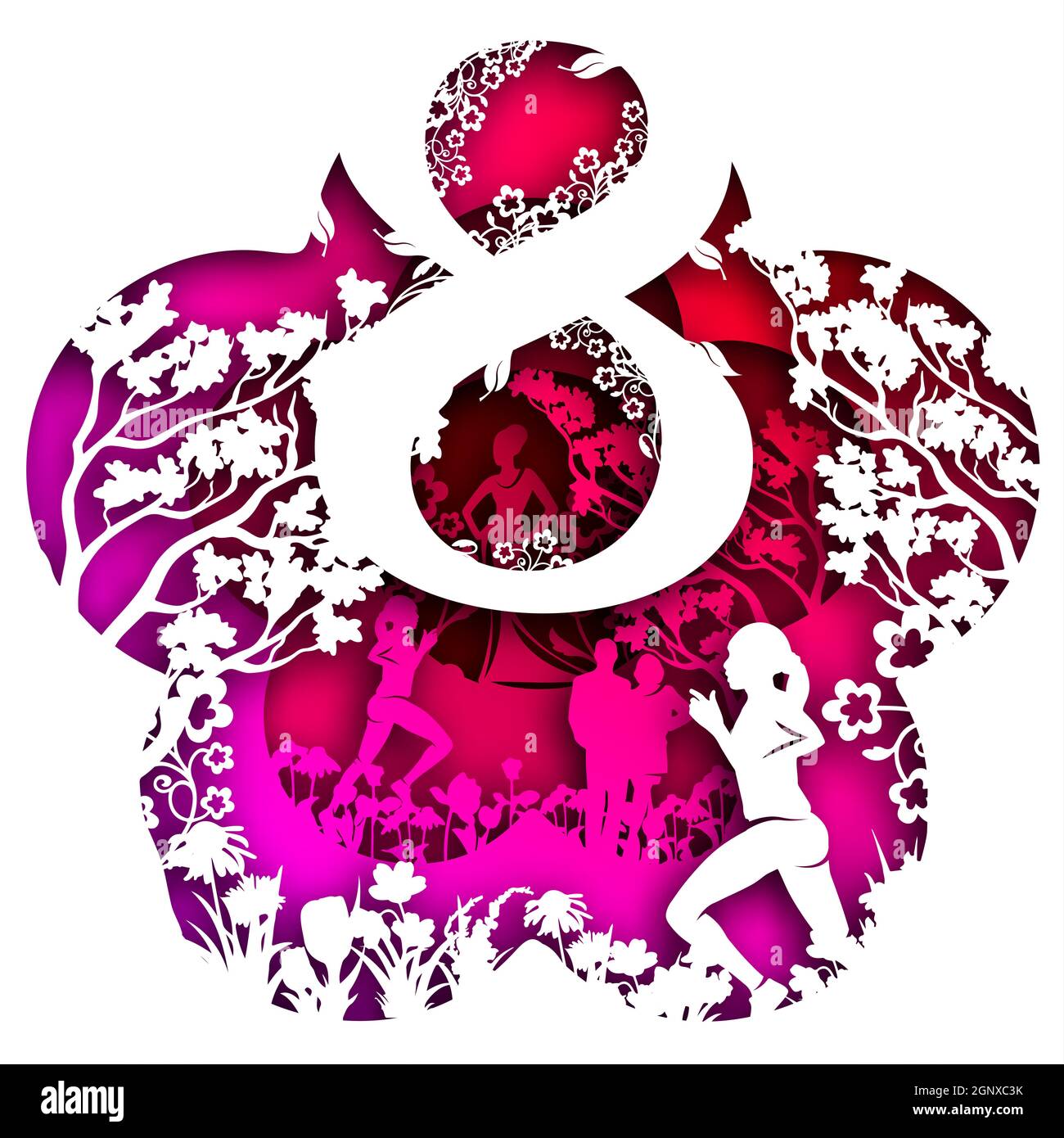 Vector illustration in graphic style Stock Photo - Alamy