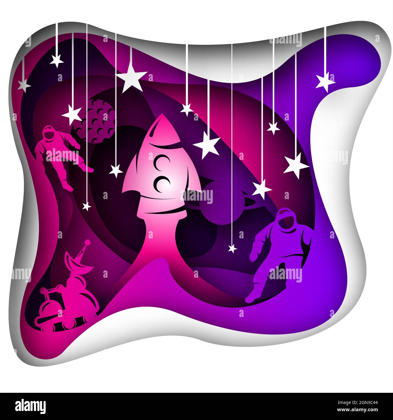 Vector illustration in graphic style Stock Photo - Alamy