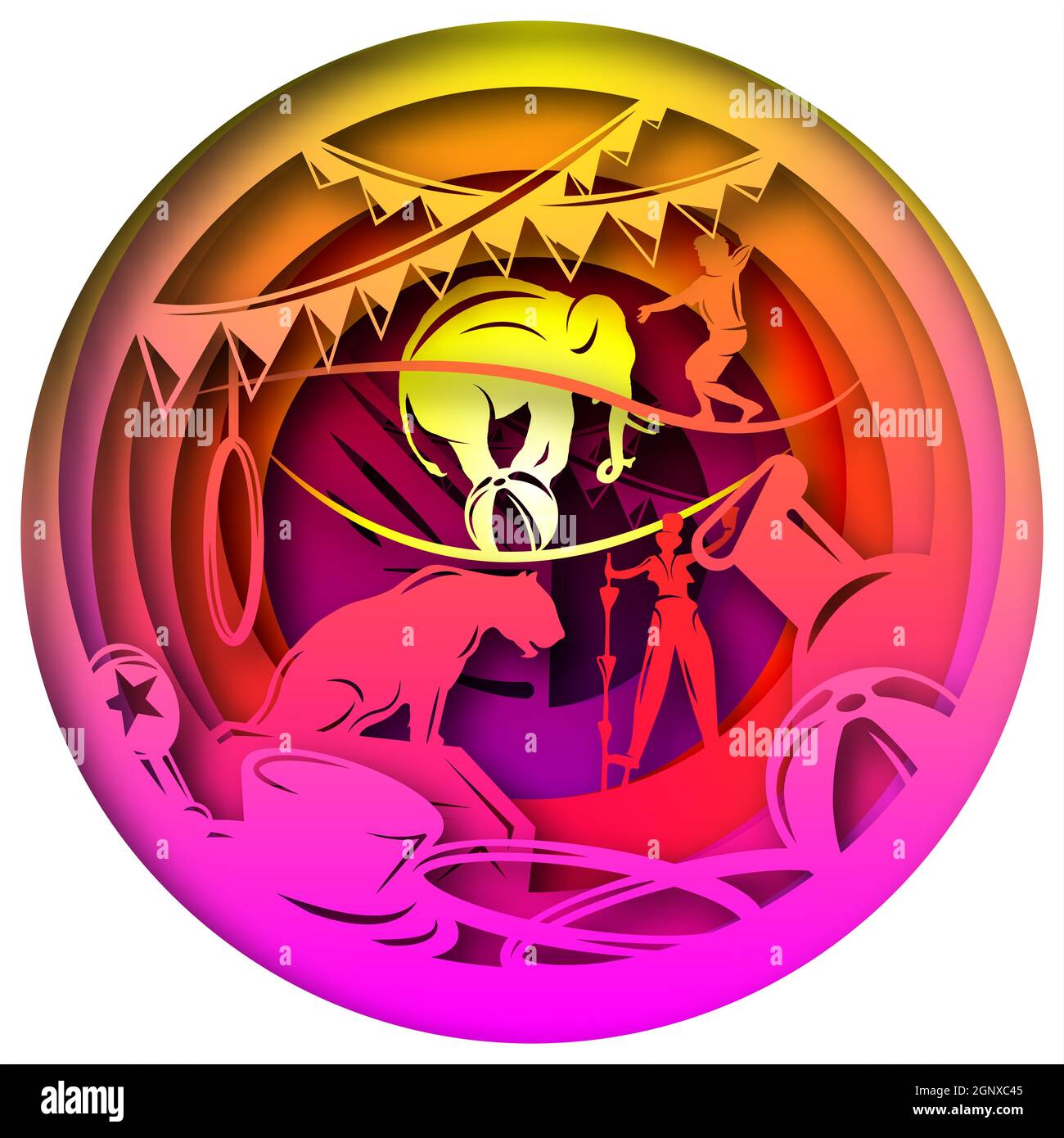 Vector illustration in graphic style Stock Photo - Alamy