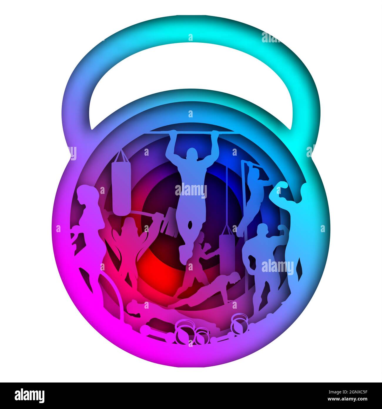 Vector illustration in graphic style Stock Photo - Alamy