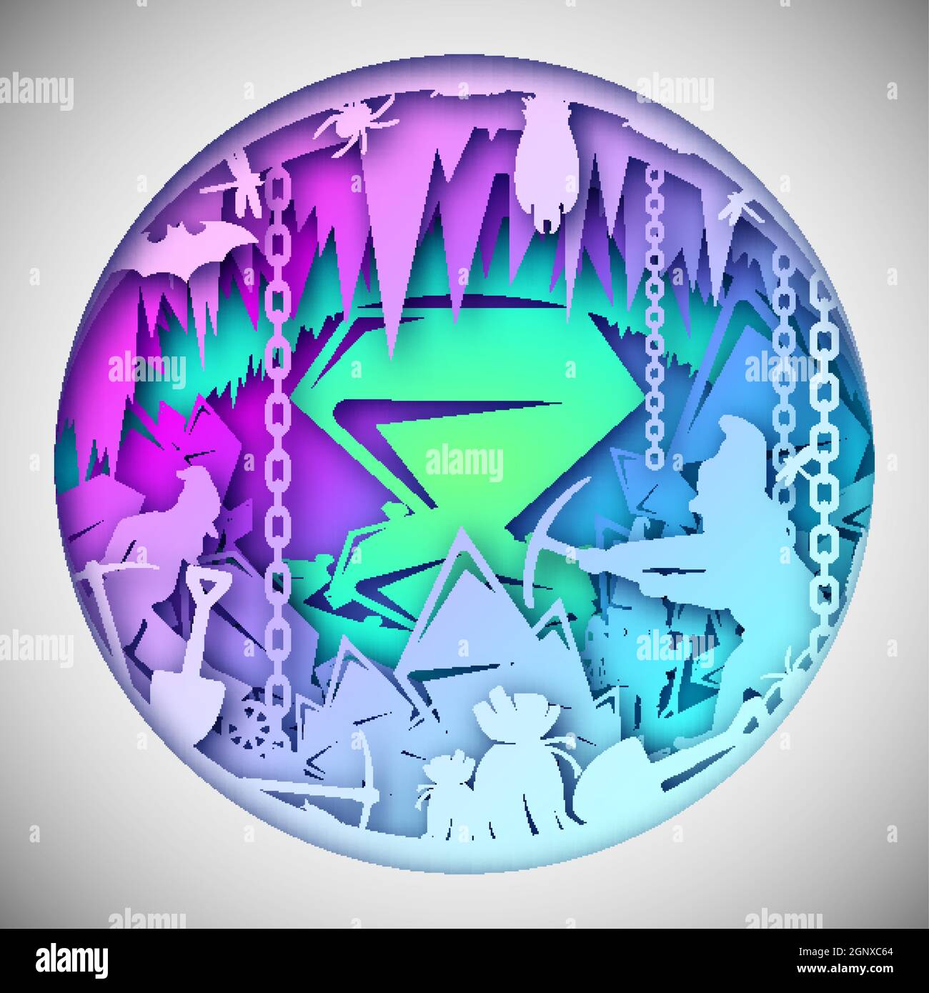 Vector illustration in graphic style Stock Photo - Alamy