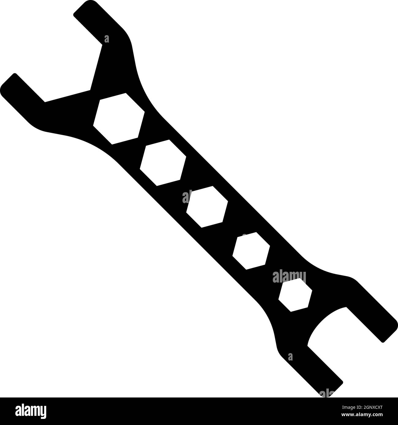 Bike Spanner Icon Stock Vector Image & Art - Alamy