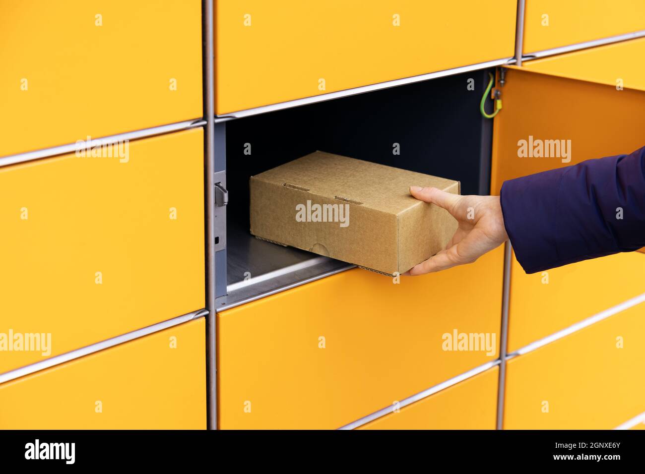 Automatic post terminal hi-res stock photography and images - Alamy