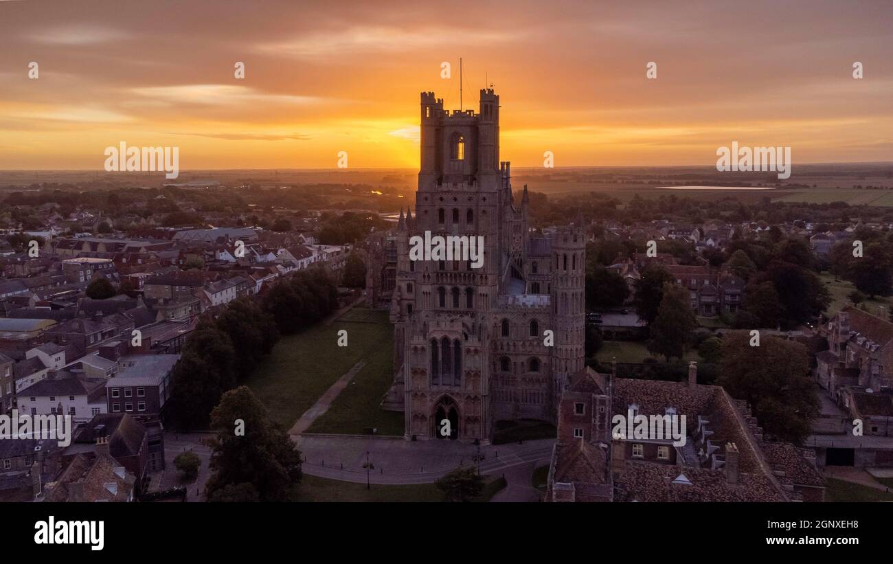 Ely aerial hi-res stock photography and images - Alamy