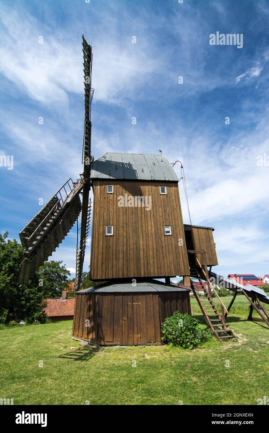 The windmill in Abbenrode is a fully functioning windmill built in the ...