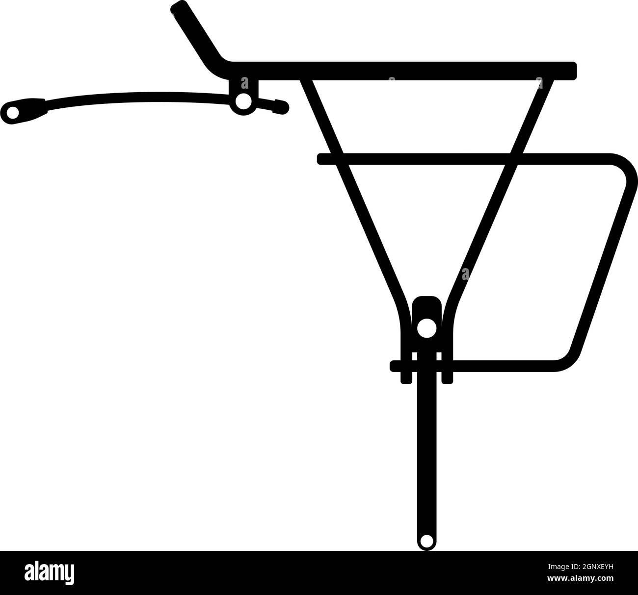 Bike Luggage Carrier Icon Stock Vector Image & Art - Alamy