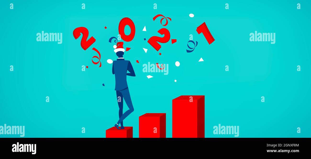 Creative design concept for the year 2021. 3D illustration Stock Photo ...