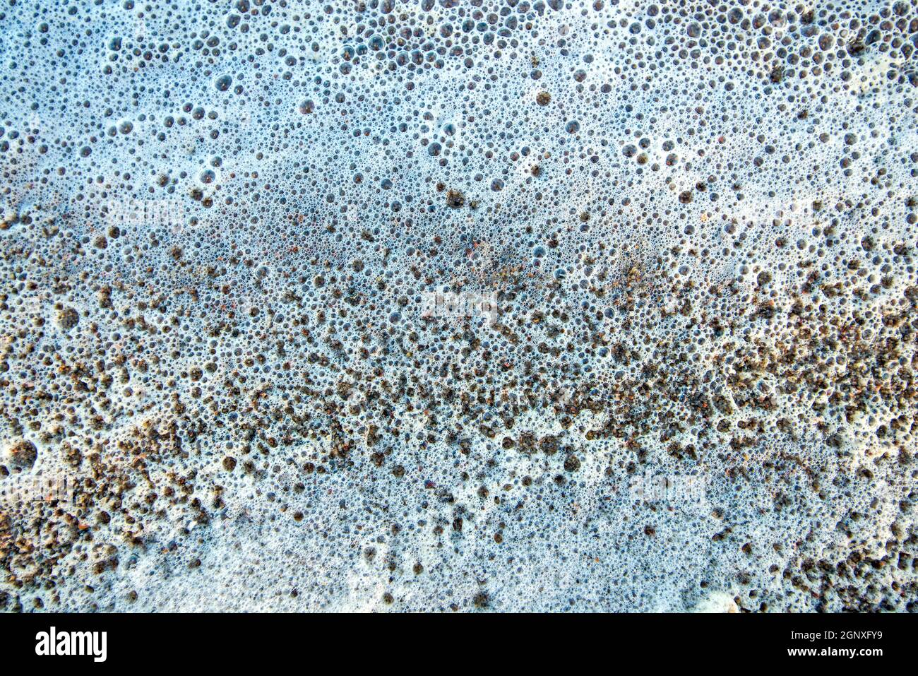 Foam bubbles of the surf Stock Photo - Alamy