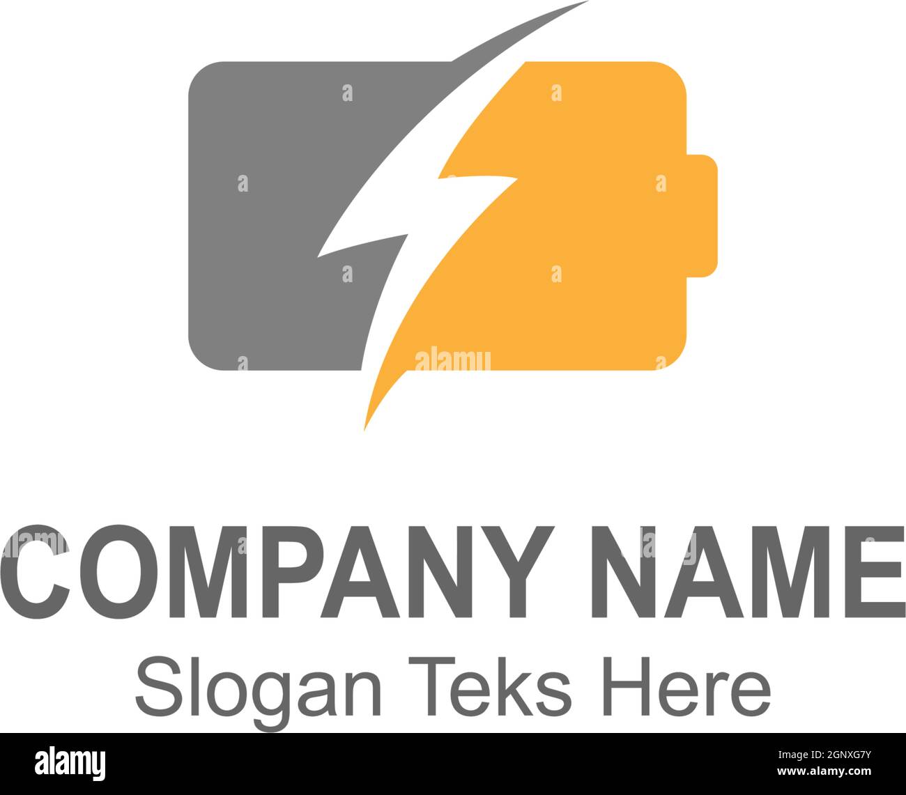 Battery logo icon design template vector Stock Vector Image & Art - Alamy
