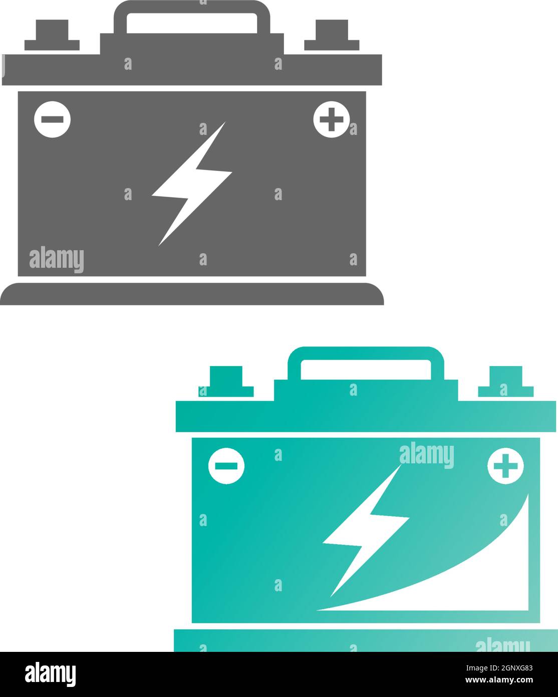 Battery logo icon design template vector Stock Vector Image & Art - Alamy
