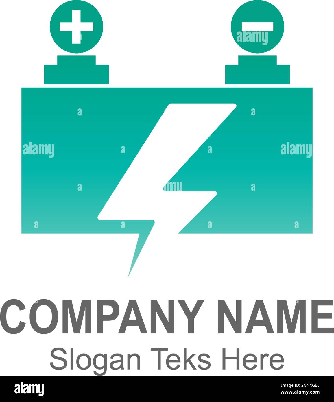 Battery logo icon design template vector Stock Vector Image & Art - Alamy