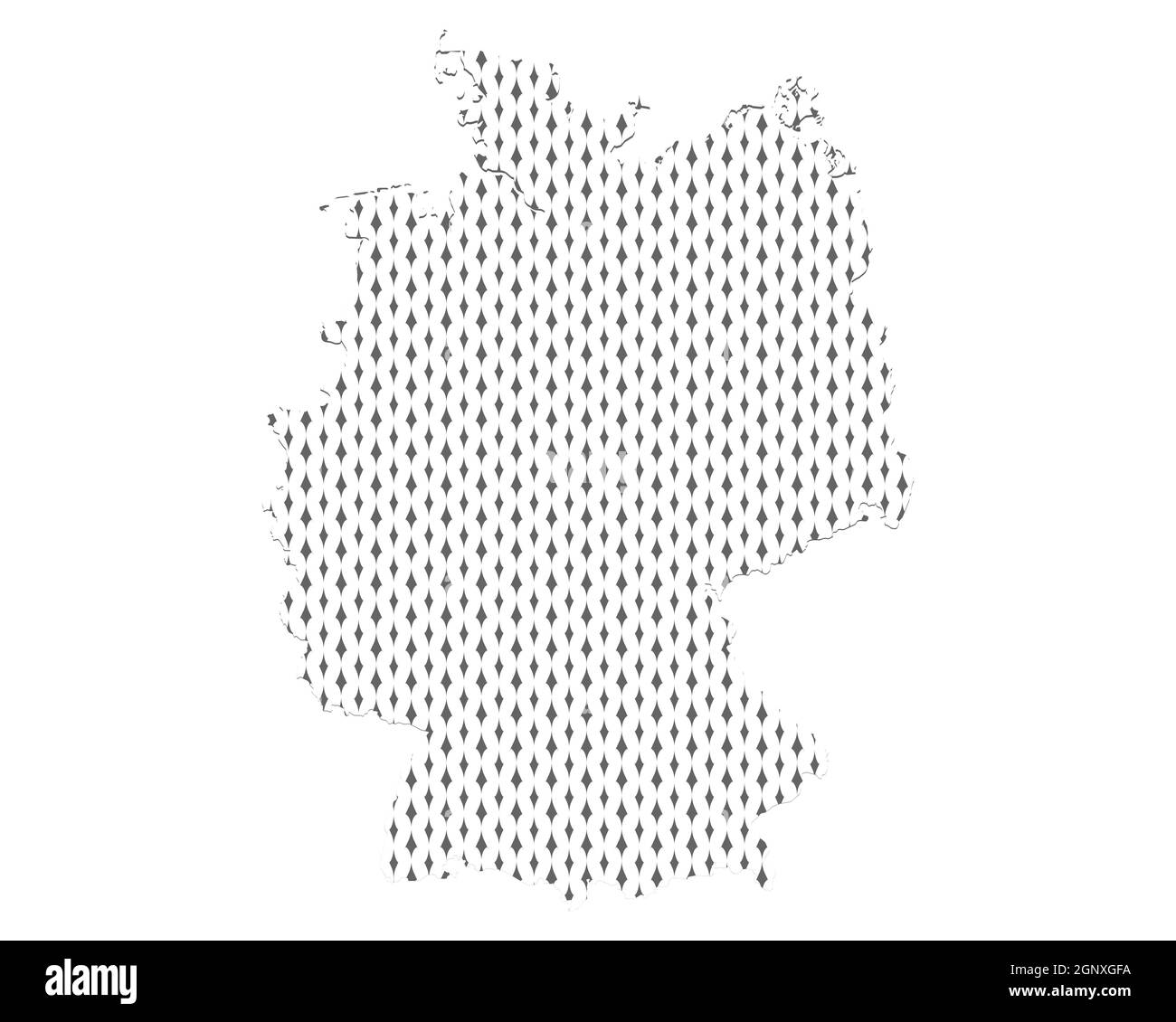 Plain map of Germany Stock Photo - Alamy