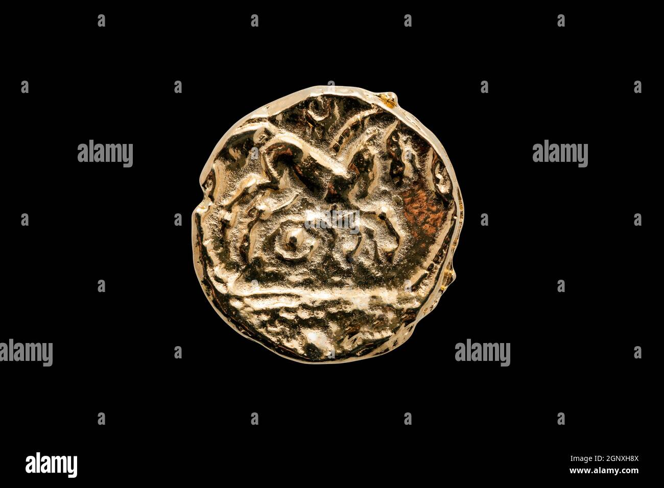 Ancient British Gold Stater coin of Catuvellauni BC45-20 replica ...