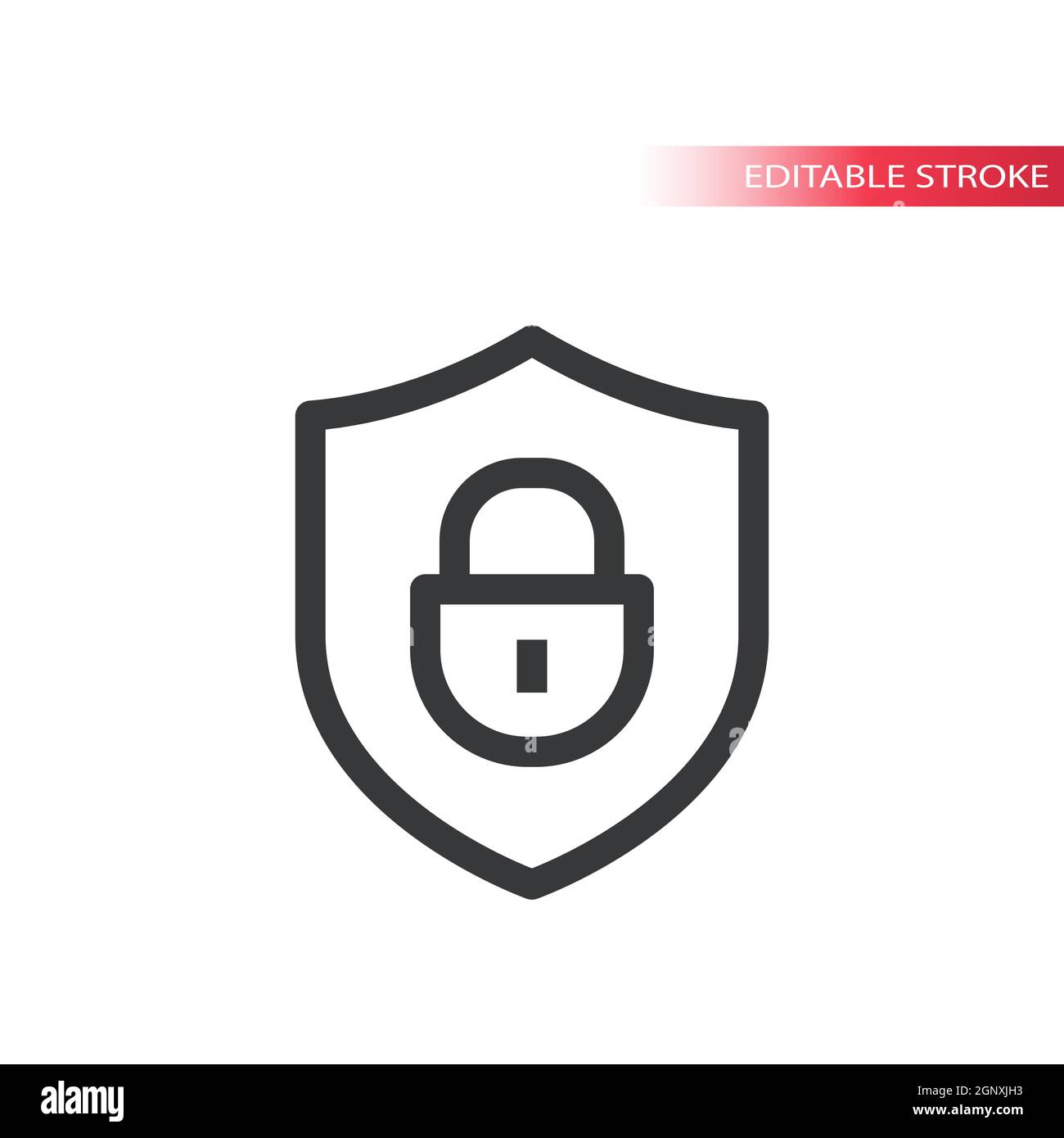 Security access line icon Stock Vector Images - Alamy