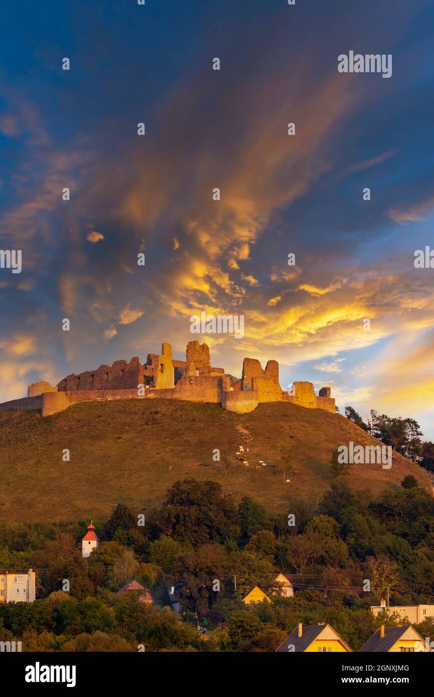 Branc ruins near Myjava, Western Slovakia, Slovakia Stock Photo - Alamy