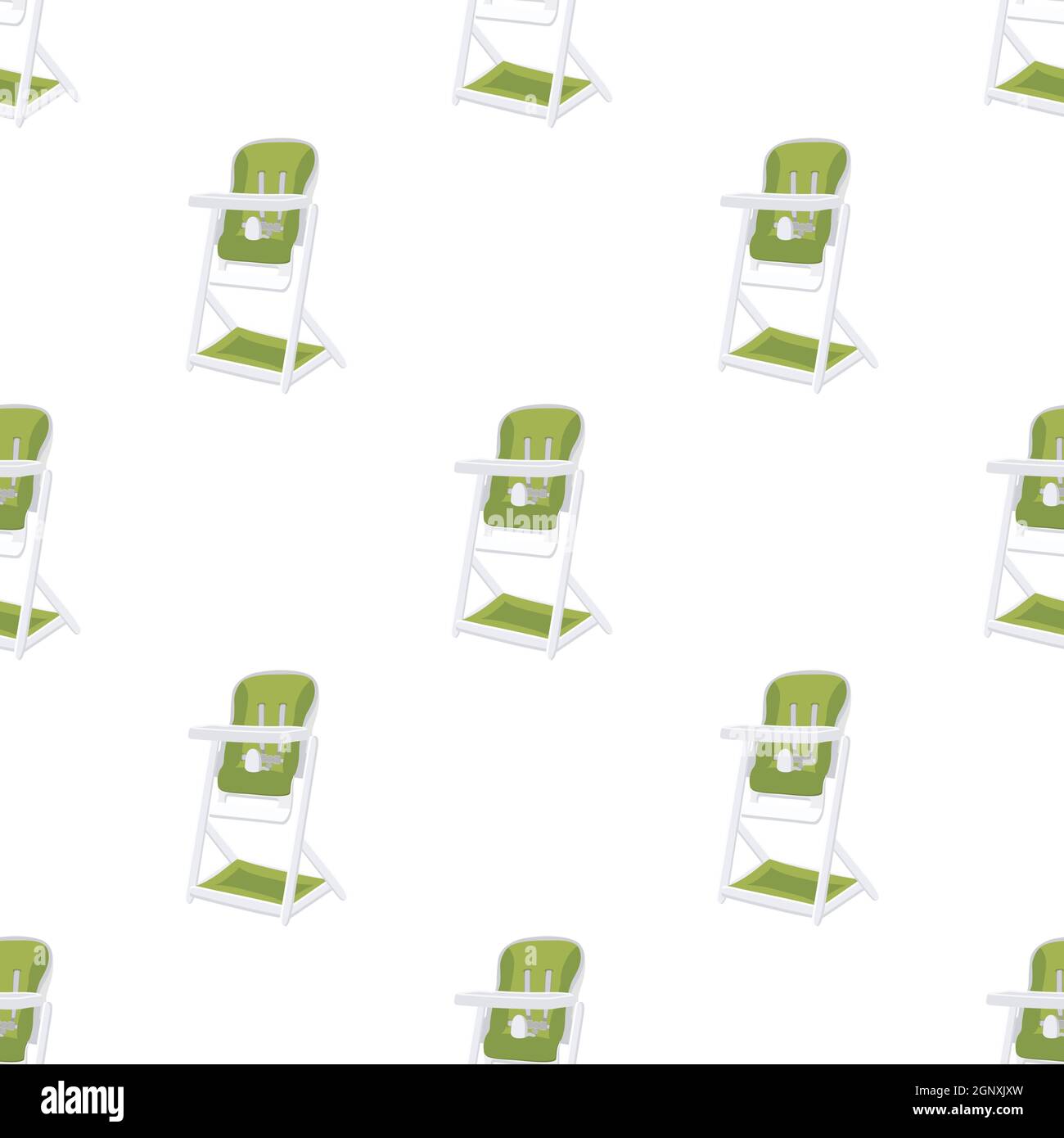 Illustration on theme colorful modern child high chair Stock Vector ...