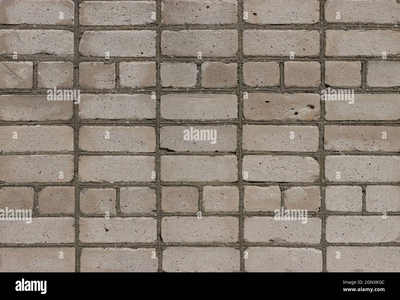 Brick wall built of white sand-lime bricks Stock Photo - Alamy