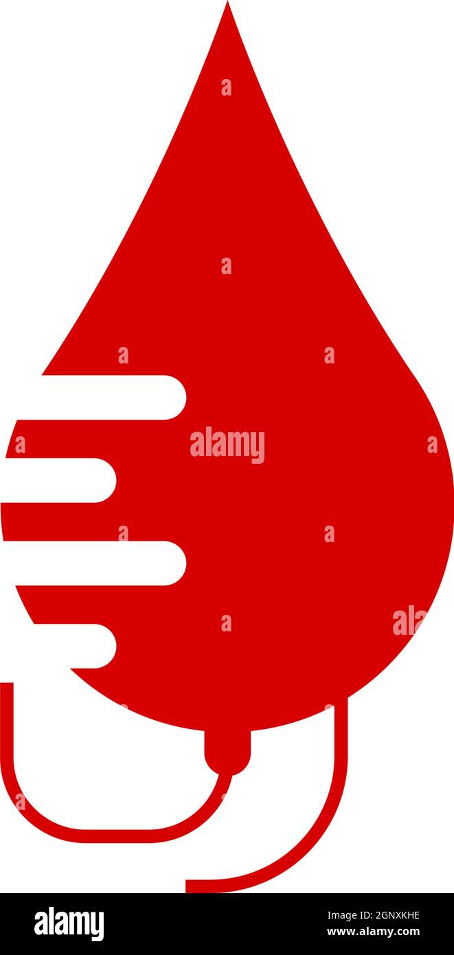 Blood logo icon design vector illustration Stock Vector Image & Art - Alamy