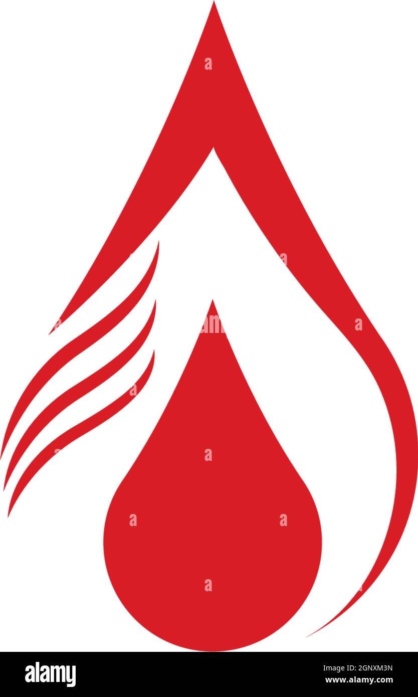 Blood logo icon design vector illustration Stock Vector Image & Art - Alamy
