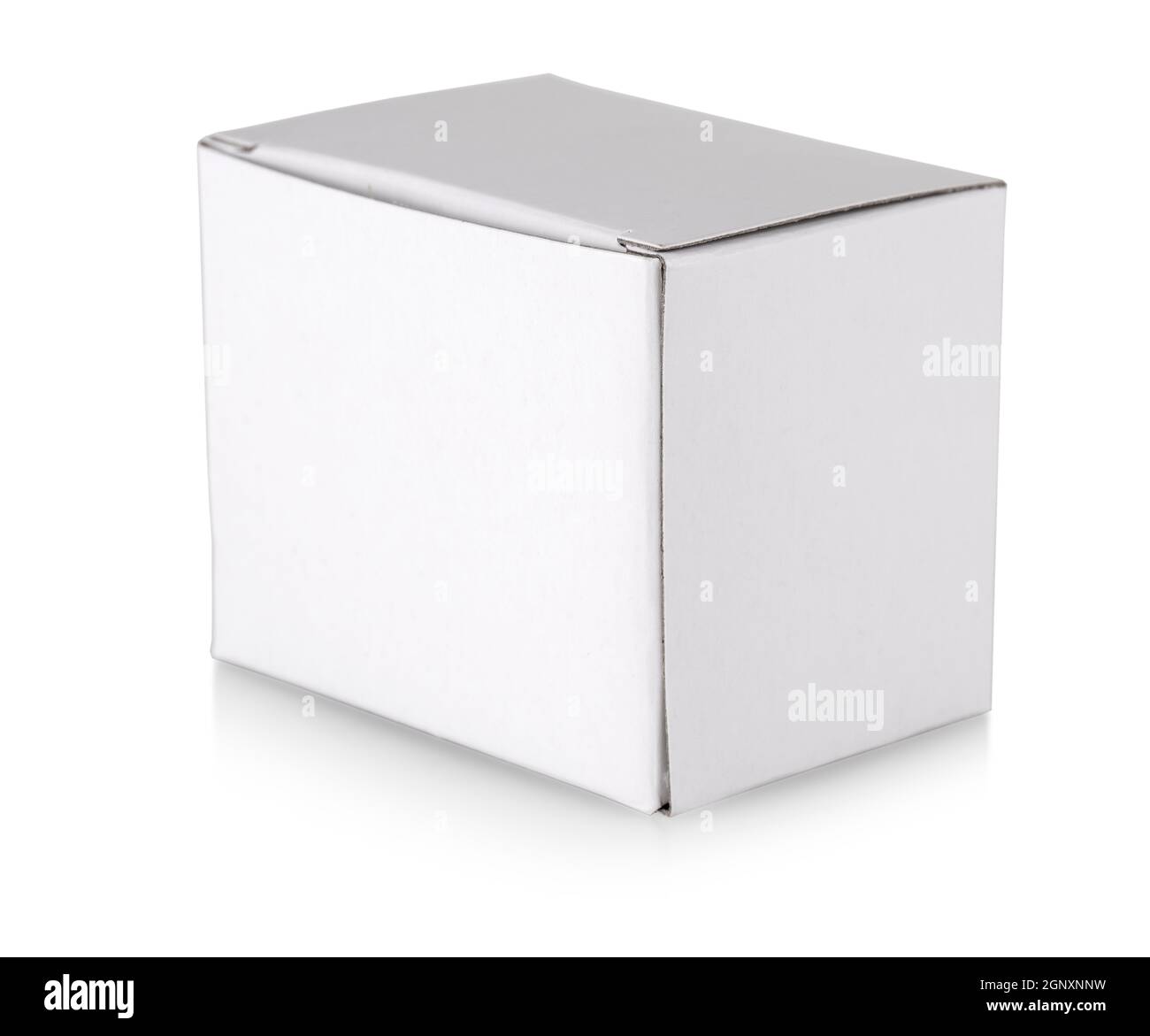 White box on white background with clipping path Stock Photo - Alamy