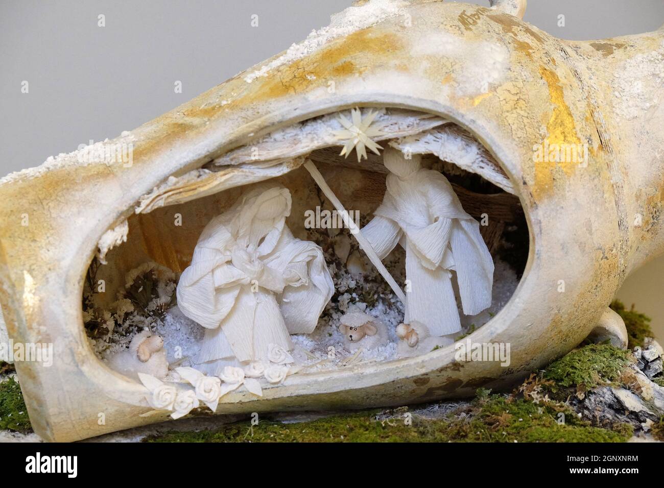 Nativity scene work of Marija Tomic, exhibition of mangers in the ...
