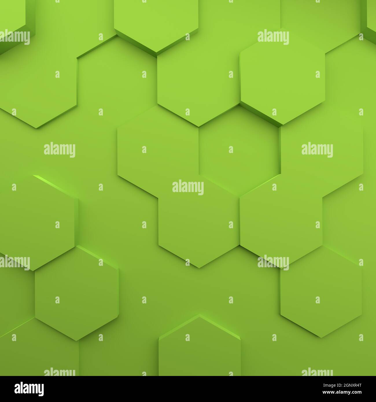 Abstract modern green honeycomb background, 3d rendering Stock Photo ...