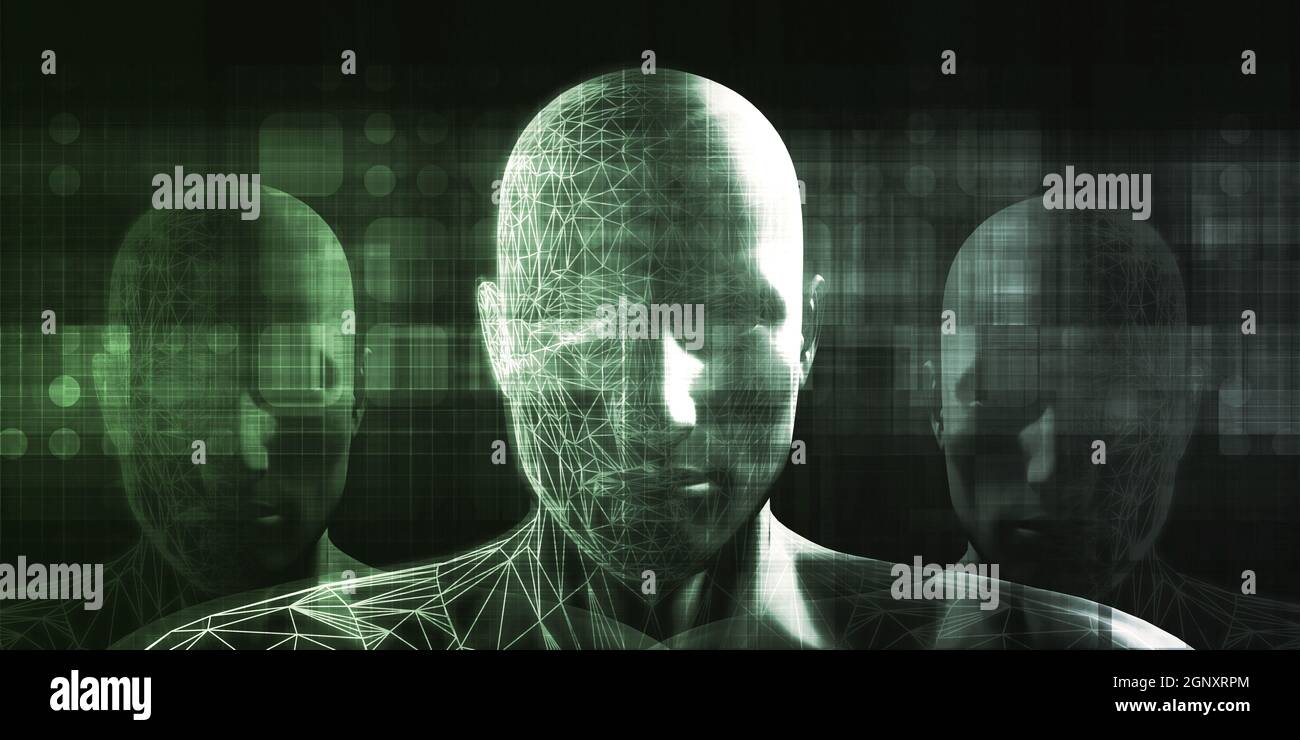 Futuristic Technology Background And Visual Data Of The Future Stock ...