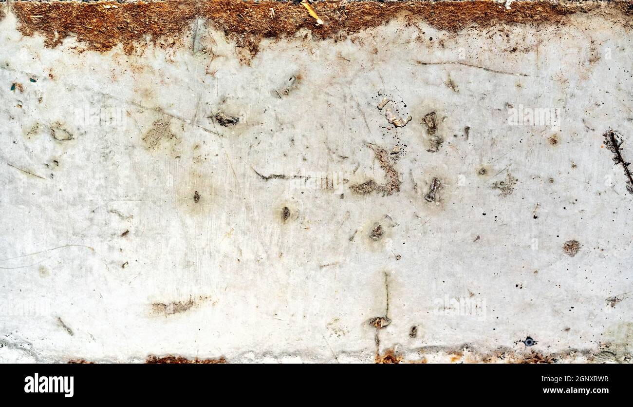 Dirty old rusty grunge white metal background Stock Photo - Alamy